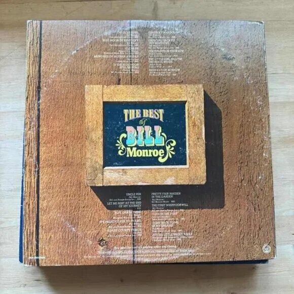 Media | Bill Monroe The Best Of Bill Monroe Vintage 33rpm Vg P8 | Poshmark